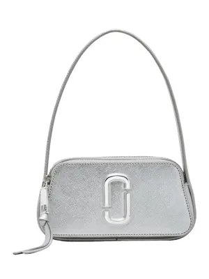 Marc Jacobs Metallic Slingshot Shoulder Bag - Silver