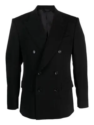 Dolce & Gabbana Double-breasted Blazer - Black