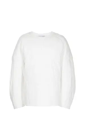 Natasha Zinko Padded Sweatshirt - White