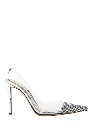 Alexandre Vauthier Amber Ghost 100mm Pumps - Silver