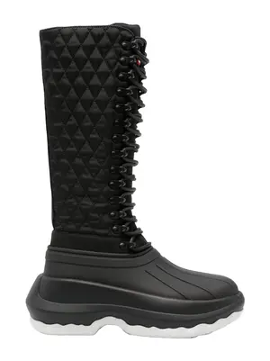Kenzo X Hunter Tall 70mm Lace-up Boots - Black