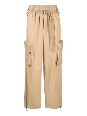 DION LEE Dion Lee Belted Straight-Leg Trousers