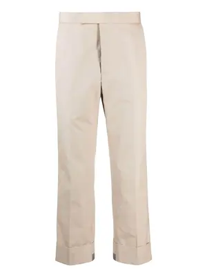 Thom Browne Tailored Cropped Trousers - Neutrals