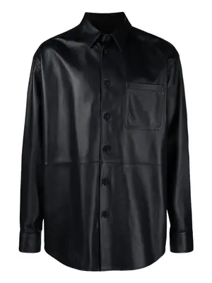 OFF-WHITE Panelled Lambskin Overshirt