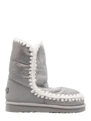Mou Eskimo 24 Leather Boots - Grey