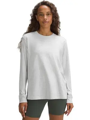 Lululemon Lululemon All Yours Long-Sleeve Shirt Heathered Core Ultra Light Grey