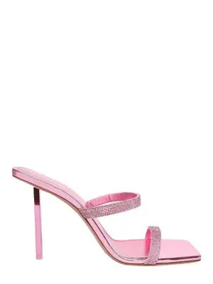 Amina Muaddi Rih Sandal - Pink
