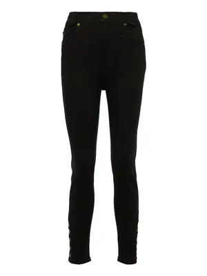 FRAME The Snapped Skinny Jeans - Black