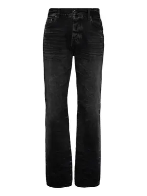 Amiri Stack Straight Leg Jeans - Black