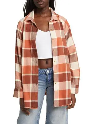 Rip Curl Pacific Dreams Cotton Flannel Shirt - Cinnamon