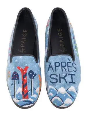 BYPAIGE ByPaige Après Ski Needlepoint Loafer Blue