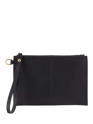 Hobo HOBO Small Vida Leather Wristlet Black