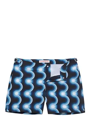 Orlebar Brown Orlebar Brown Bulldog Wave Print Swim Shorts Midnight Navy