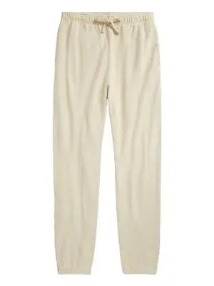 Polo Ralph Lauren Loopback Terry Sweatpant Man Pants Navy Size S Cotton Beige