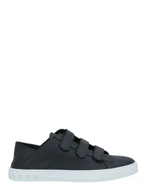 TOD'S Leather Low-Top Sneakers Black