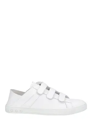 TOD'S Leather Low-Top Sneakers White