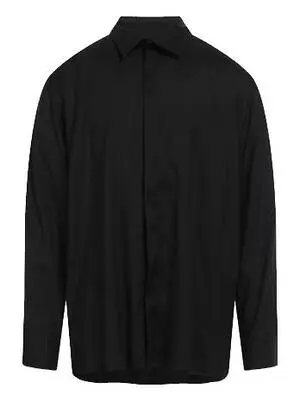 MSGM Shirt Military Size Viscose, Polyester - Black