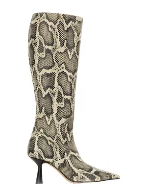 AeydĒ Aeyde Esme Knee High Boots Beige