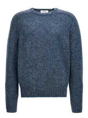 Harmony Shaggy Wool Sweater - Blue