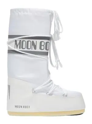 Moon Boot Icon Water Repellent Boots - White/white