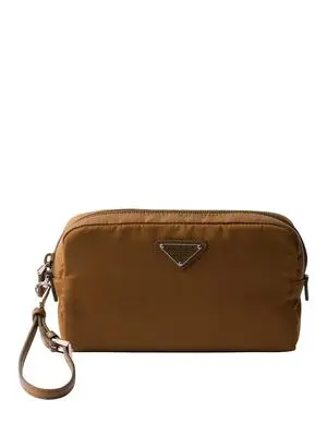 Prada Prada Small Cosmetic Pouch Brandy