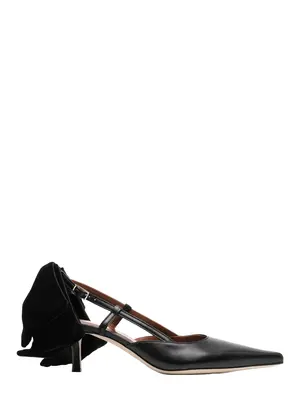 REJINA PYO Lou 40mm Pointed-toe Pumps - Black