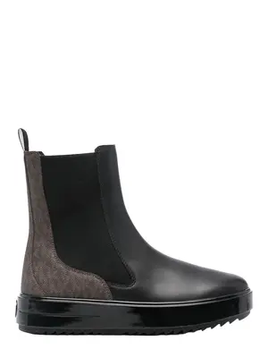 Michael Kors Emmet 40mm Panelled Chelsea Boots - Brown