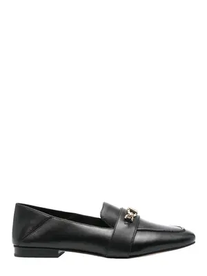 Michael Kors Leather Loafers - Black