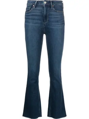 Paige Claudine Flare Leg Jeans - Blue