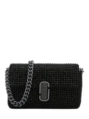 Marc Jacobs Rhinestone J Marc Mini Shoulder Bag - Black