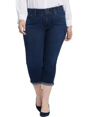 NYDJ Chloe Fray Cuff Capri Jeans - Northbridge