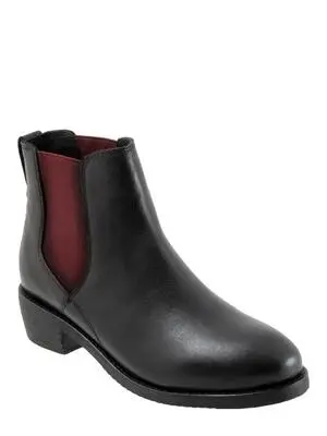 Softwalk SoftWalk® Rana Chelsea Boot Black/ Red