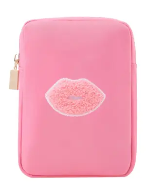 BLOC BAGS Mini Kiss Cosmetics Bag - Bubblegum Pink
