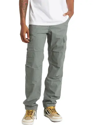 Carhartt Work In Progress Carhartt Work In Progress Aviation Ripstop Cotton Cargo Pants Smoke Green