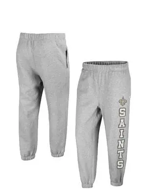 '47 47 New Orleans Saints Double Pro Harper Jogger Sweatpants - Gray