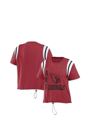 WEAR BY ERIN ANDREWS Arizona Cardinals Colorblock T-shirt By - Cardinal