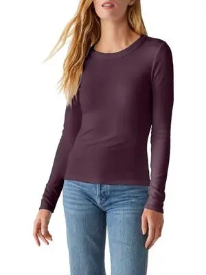 Michael Stars Michael Stars Zola Long Sleeve T-Shirt Beetroot