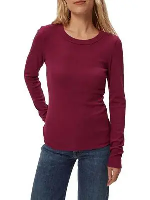 Michael Stars Michael Stars Zola Long Sleeve T-Shirt Ruby