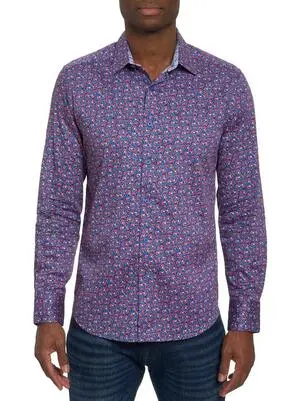 Robert Graham Golden Horn Stretch Button-up Shirt - Blue Multi