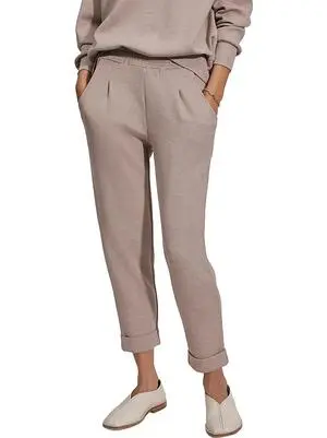 Varley The Rolled Cuff Pants - Taupe Marl
