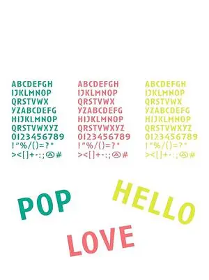 FPM MILANO Bank S Letter Stickers - Multi