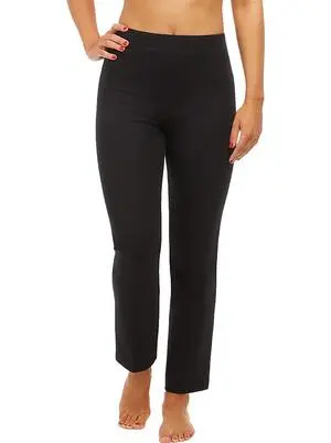 Spanx Slim Fit Straight Leg Pants - Classic Black