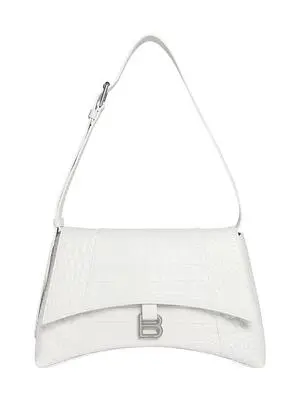 Balenciaga Downtown Mini Shoulder Bag - White