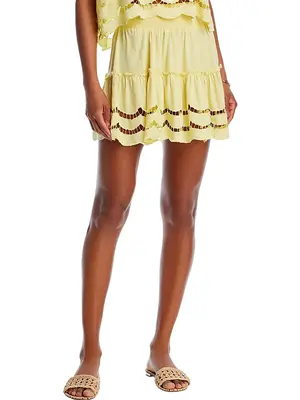 Tiare Hawaii Tiare Hawaii Francesca Mini Skirt Lemon