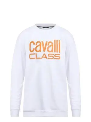 Roberto Cavalli Cotton-blend French Terry Sweatshirt - White