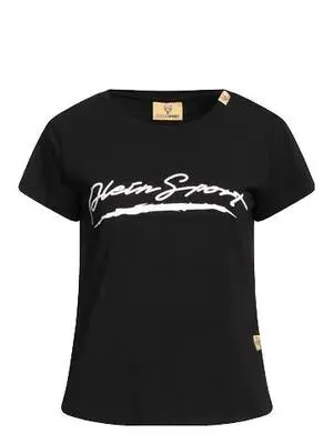 PLEIN SPORT Logo-print T-shirt - Black