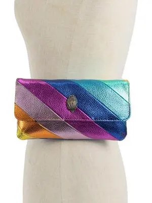 Kurt Geiger Kurt Geiger London Leather Belt Bag Rainbow/ant. Silver