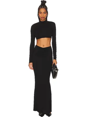 Superdown Scheana Skirt Set - Black
