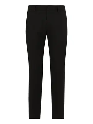 Dolce & Gabbana Tailored Stretch Wool Twill Pants - Black
