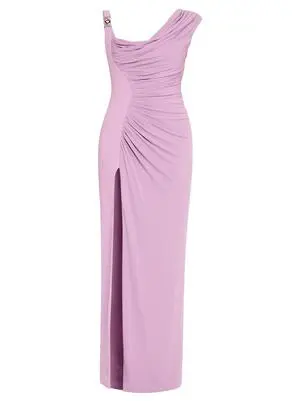 Versace Ruched Jersey Gown - Dusty Lavender